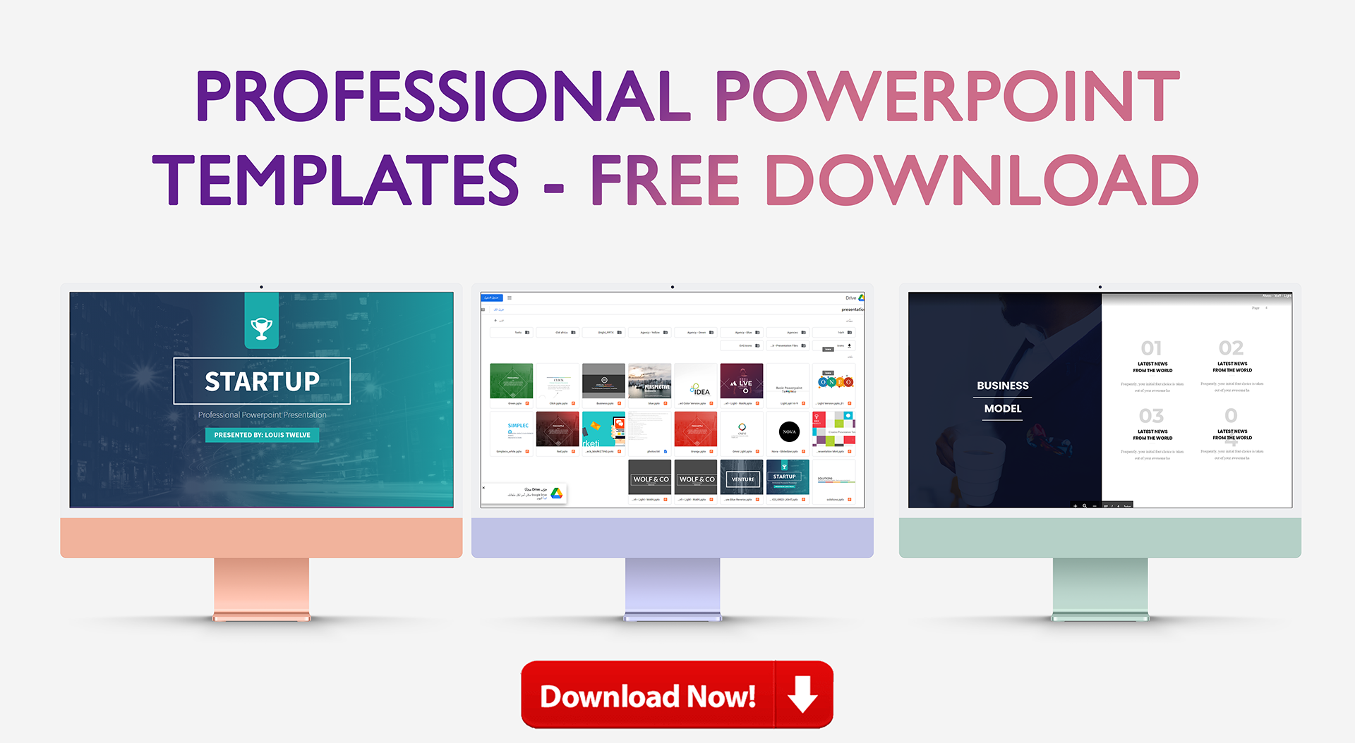 Templates profesionnelles - Microsoft PowerPoint Telechargement Gratuit ...